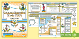 Common Exception Words Y5/Y6 Spelling Practice Booklet