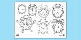 FREE! - Time Colouring | Colouring Sheets (teacher made)