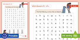 Grade 1 Phonics: -at Wordsearch