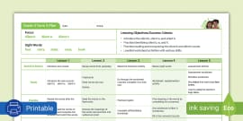 Grade 3 Phonics: Term 3: Week 2: Planning (teacher made)