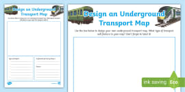 Design an Underground Railroad Worksheet (teacher made)