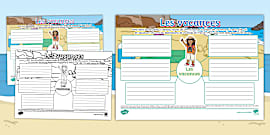 Cartes de vocabulaire - les vacances et voyages