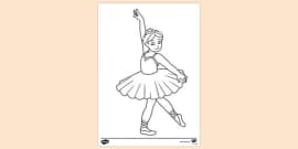 Ballet Colouring Sheets - Twinkl Resources - KS1 - KS2