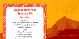 Chinese New Year Sensory Story (teacher made)