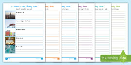 Level 2 - Sentence a Day Differentiated Writing Sheets