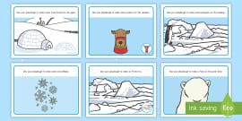 Penguin Playdough Mats (Teacher-Made)