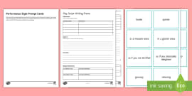 Features of a Play Script | KS2 Display Poster