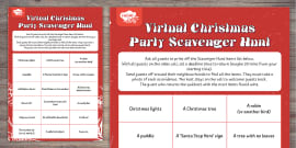Virtual Christmas Party Kit | Twinkl Party (teacher made)