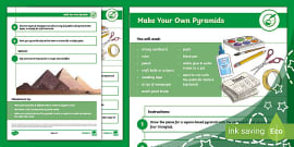 Ancient Egypt STEM Pyramid Activity (Ages 7 - 11)
