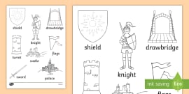 Split Pin Knight | Fantasy | Castles | History - Twinkl