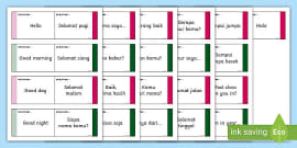 😊 Emoji Emotion Cards - Indonesian (teacher made)