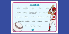 Baseball Word Search (Hecho por educadores) - Twinkl