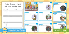 The Easter Story Word Mat (teacher made) - Twinkl