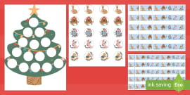 Christmas Sticker Reward Chart (15mm)