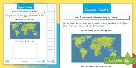 Sport Star Fact File Writing Template (teacher made)