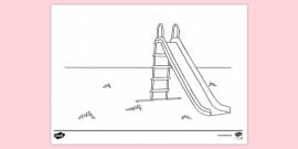FREE! - Water Slide Colouring Sheet | Colouring Sheets