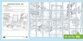 Italy Colouring Sheets (teacher made)