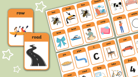 'r' and 'w' Minimal Pair Board Game (teacher made)