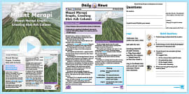 Active Mountain: Mount Merapi Facts For Kids & Teaching Wiki