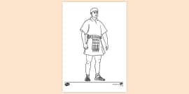 Roman Soldier Worksheet | Romans | History - Twinkl