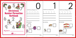 FREE! - 0-9 Number Formation Workbook (teacher made)