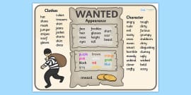 Dragon Wanted Poster Writing Frames - Dragon Wanted Poster