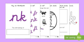My 'ng' Letter Blend Workbook (teacher made)