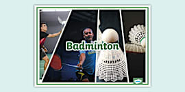 10 Rules for Badminton Display Poster