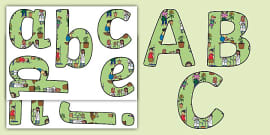 Science Lettering | Display Title (Teacher-Made) - Twinkl