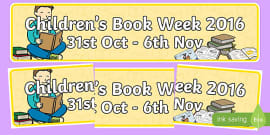 Book Week Display Banner (teacher made) - Twinkl