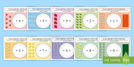 Addition Playdough Mats (teacher made)