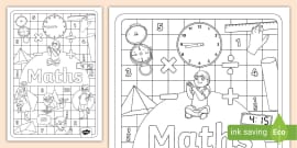 A4 Maths Divider Covers- maths, maths divider covers, divider covers, maths