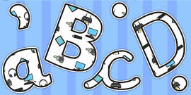 👉 ICT Themed Display Lettering