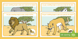 Safari Zebra Word Mat (teacher made) - Twinkl