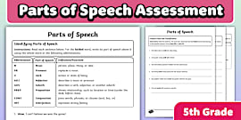 Sixth Grade Parts of Speech Review PPT & Google Slides