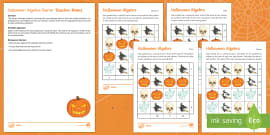 Halloween Races Worksheet / Activity Sheet (Teacher-Made)