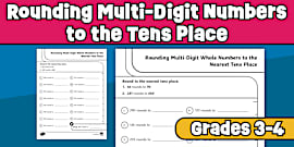 Rounding Numbers Sorting Worksheet