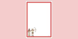 FREE! - Ancient Egypt Page Border (teacher made) - Twinkl