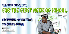 Preschool - Back to School - Checklist: Starting School