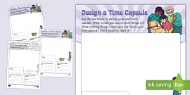 Create a Time Capsule Pack for 3rd-5th Grade (teacher made)