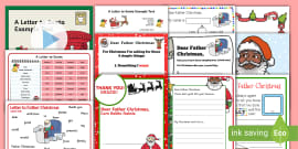 Santa Claus Letter Template | Twinkl Elementary Resources