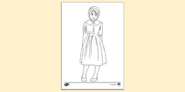 FREE! - Lady Jane Gray Colouring | Colouring Sheets - Twinkl