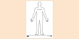 FREE! - Body Colouring Page | Colouring Sheets - Twinkl