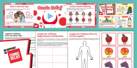 FREE! - Comic Relief: Mindfulness Red Nose Day Colouring Sheets