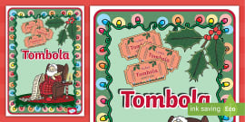 Tombola Poster Template | Fundraising Resources | Twinkl