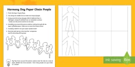 Paper People Chain Template (Teacher-Made)