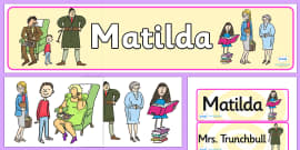 FREE! - Matilda Font | Matilda The Musical Display Resources