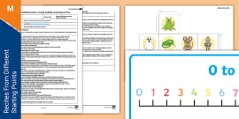 EYFS Counting Backwards Space Parachute Adult Input Plan