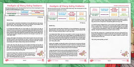 Diary Entry KS2 Writing Examples - WAGOLL Primary Resource