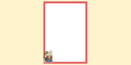FREE! - Simple Blank Trophy Page Border | Page Borders | Twinkl